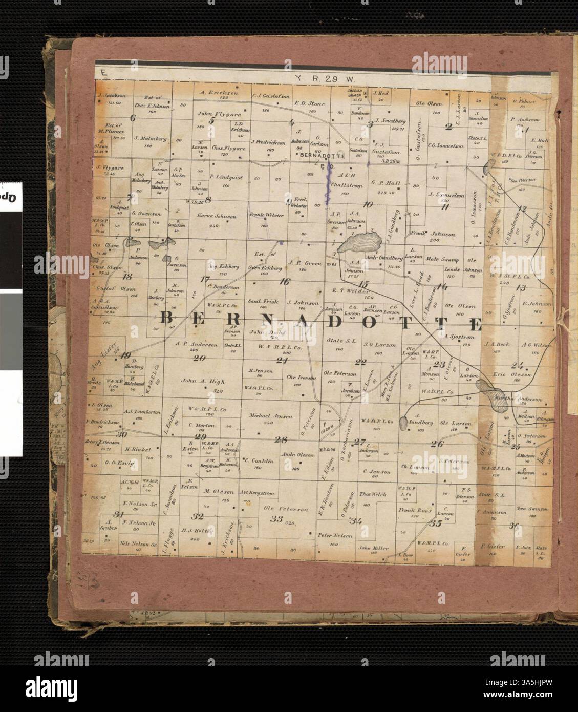 This 1885 Nicollet County map, published by Haynes & Woodard, consists ...