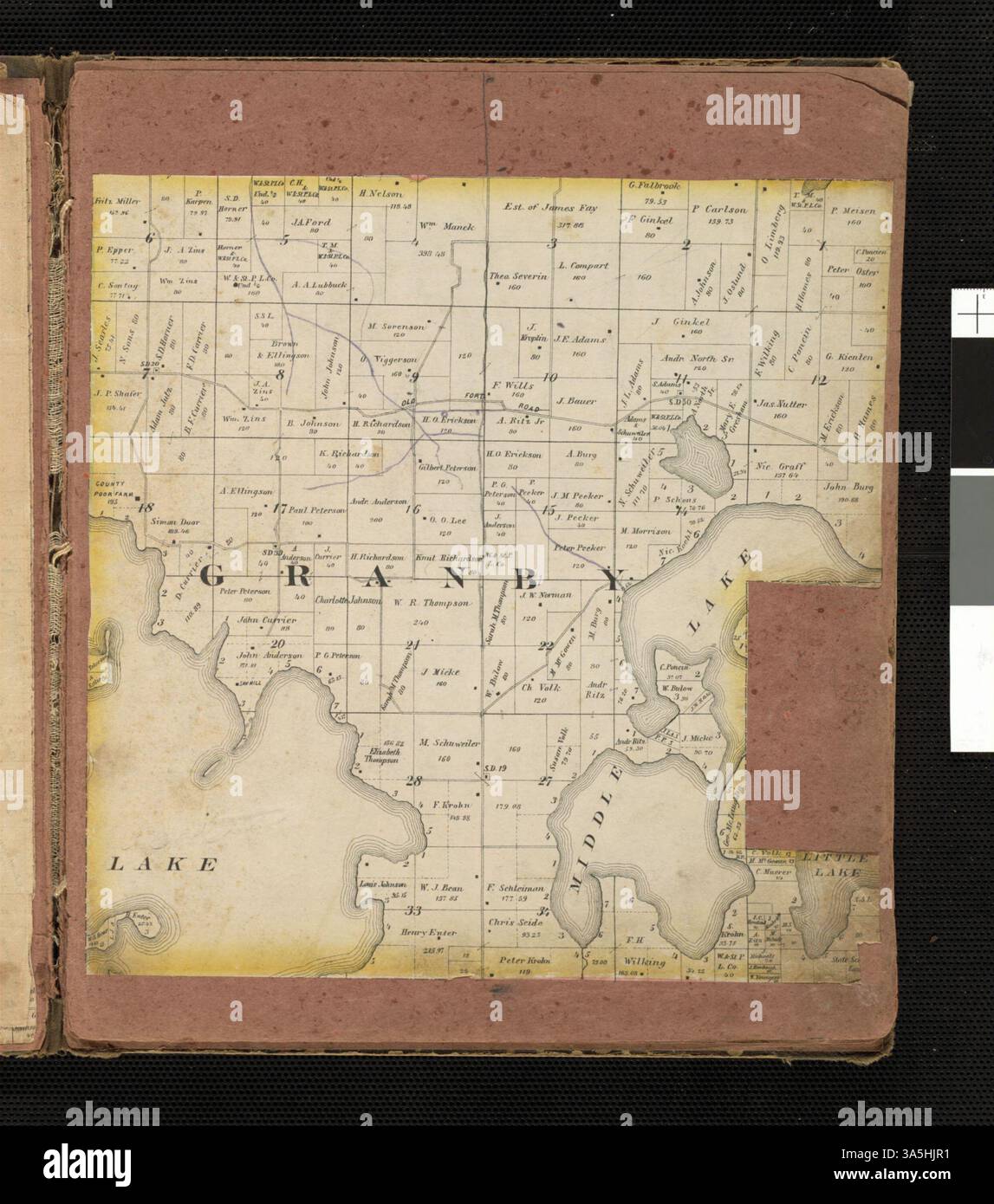 The 1885 Nicollet County map, published by Haynes & Woodard, offers 22 ...
