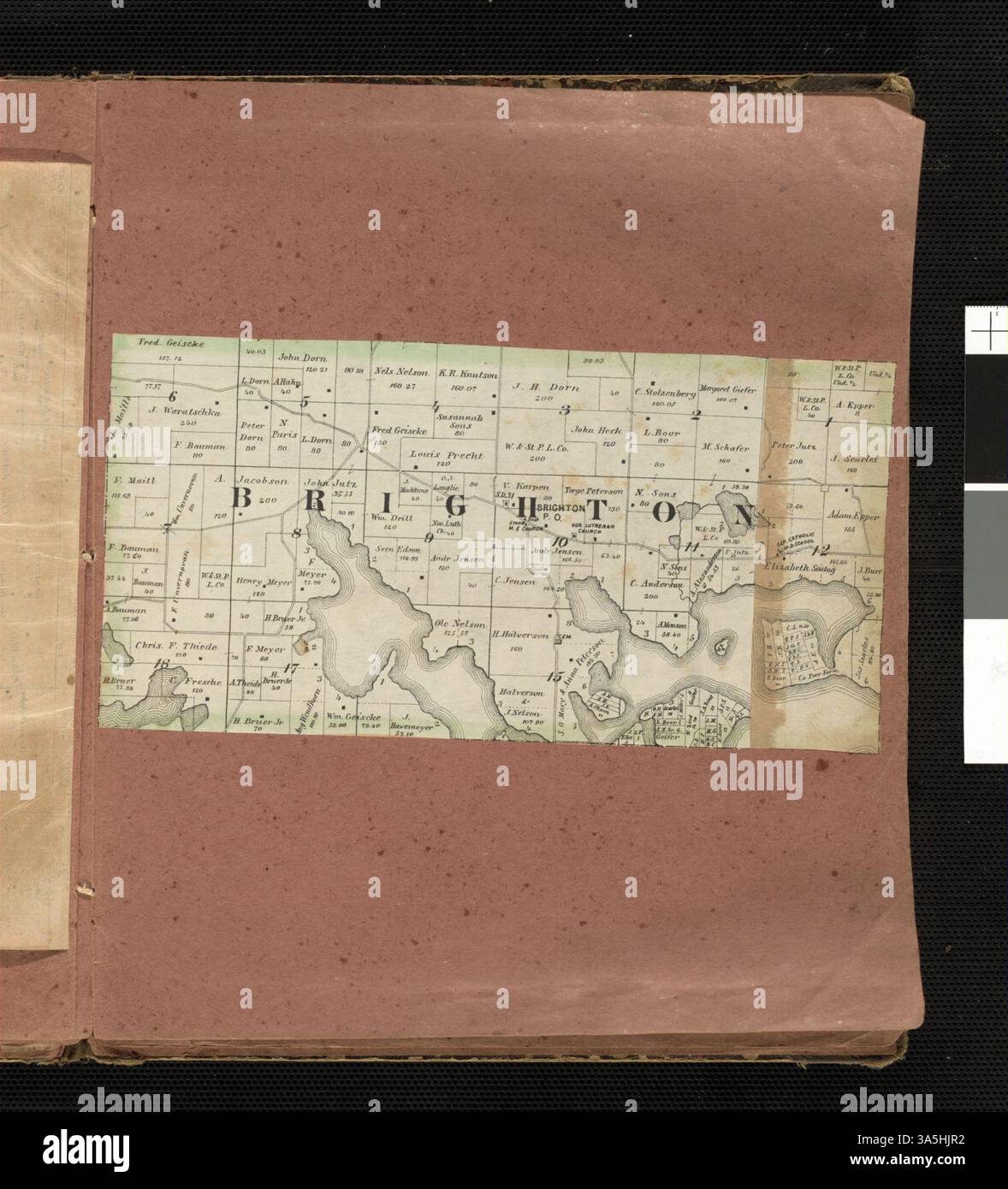 This 1885 map of Nicollet County, published by Haynes & Woodard, offers ...
