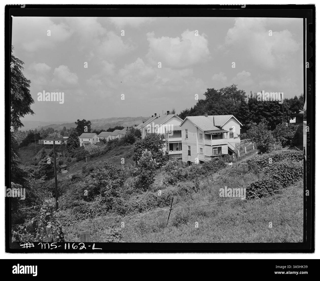 A section of the company housing project associated with Jewell Ridge ...