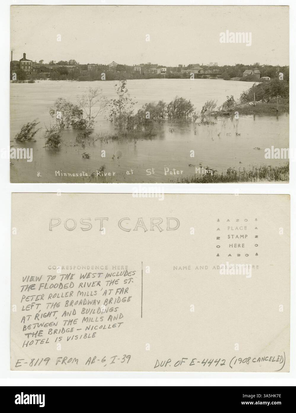 The Minnesota River flood in St. Peter, Minnesota, submerged several ...