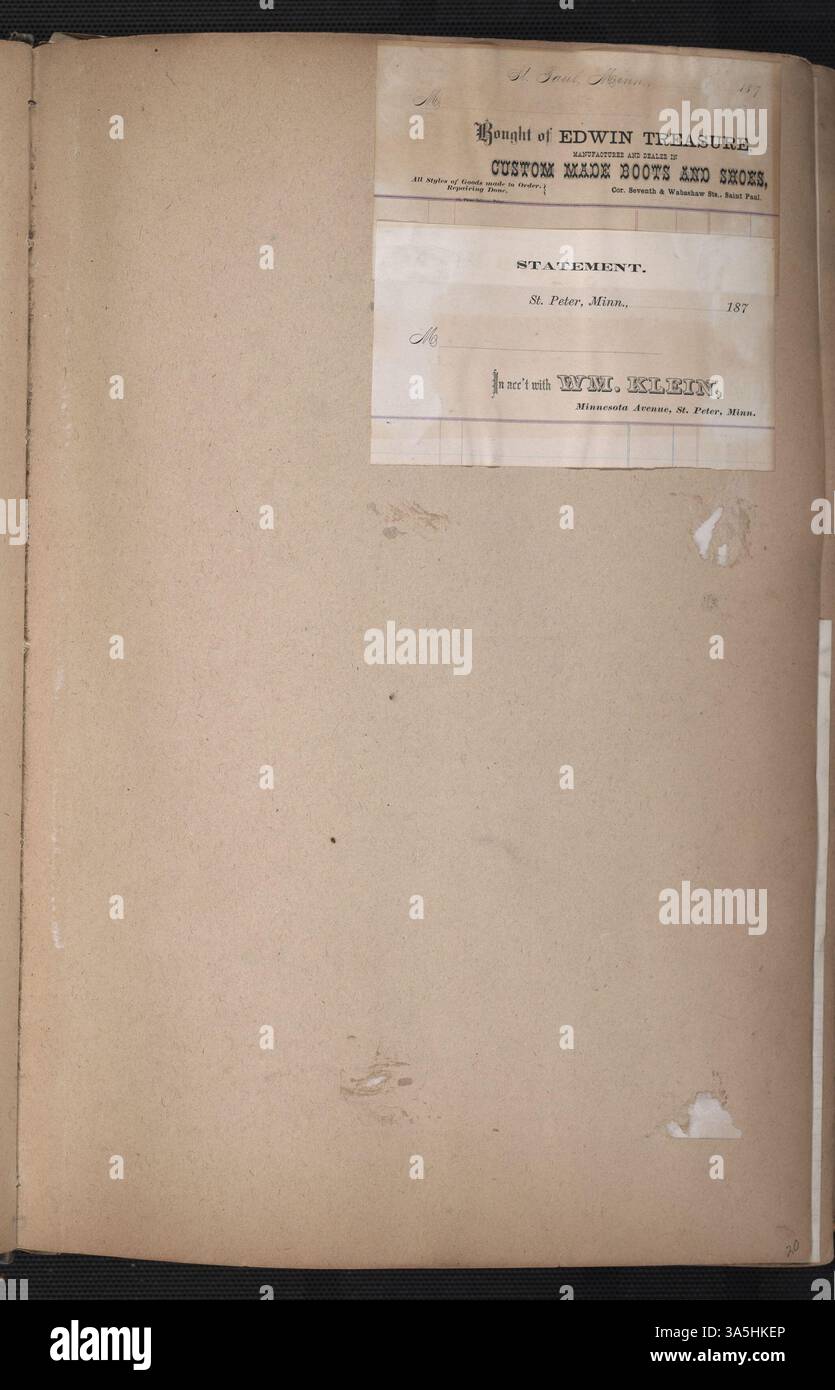 Originally from the st peter tribune 1860 1920 hi-res stock photography ...