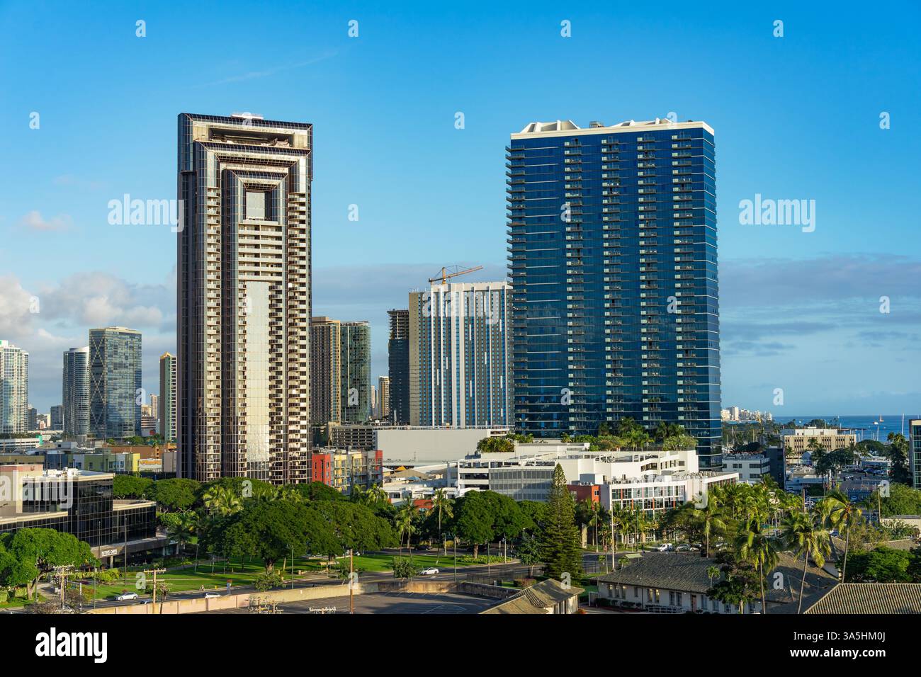 Honolulu, Oahu, Hawaii, USA - February 16, 2025: The One Waterfront ...