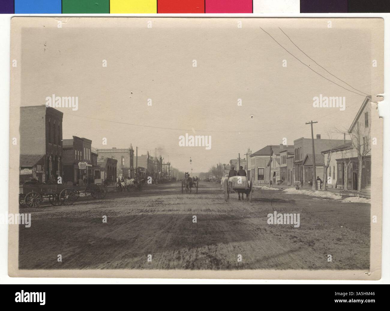 This photo captures a view of Minnesota Avenue in St. Peter, Minnesota ...