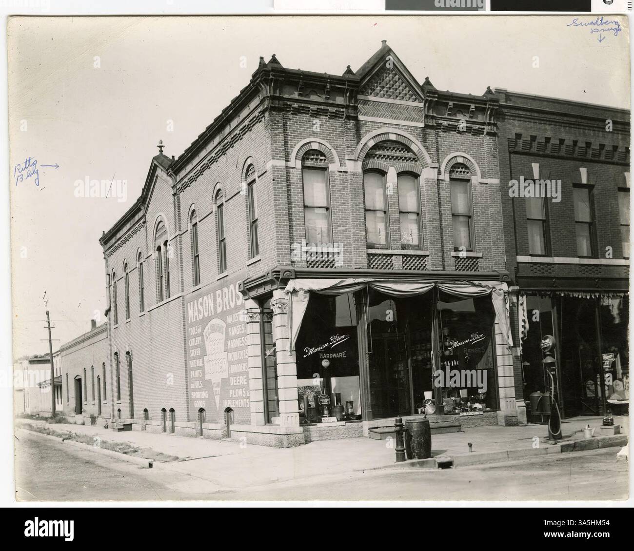 The Mason Brothers Hardware Store in St. Peter, located at the ...