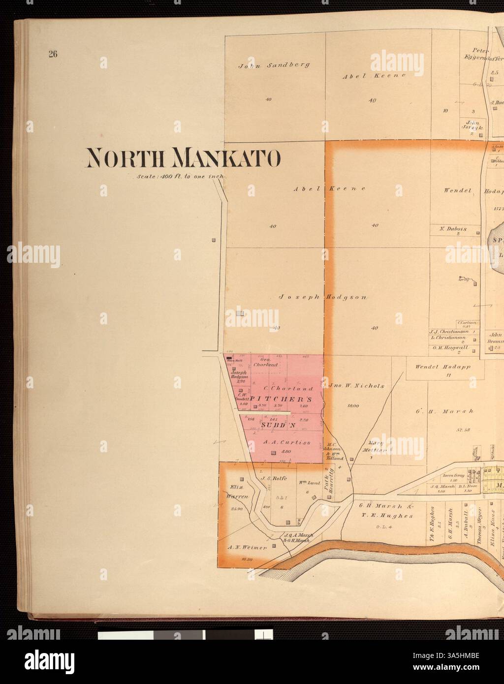 This 1899 edition of the Plat Book of Nicollet County includes 31 color ...