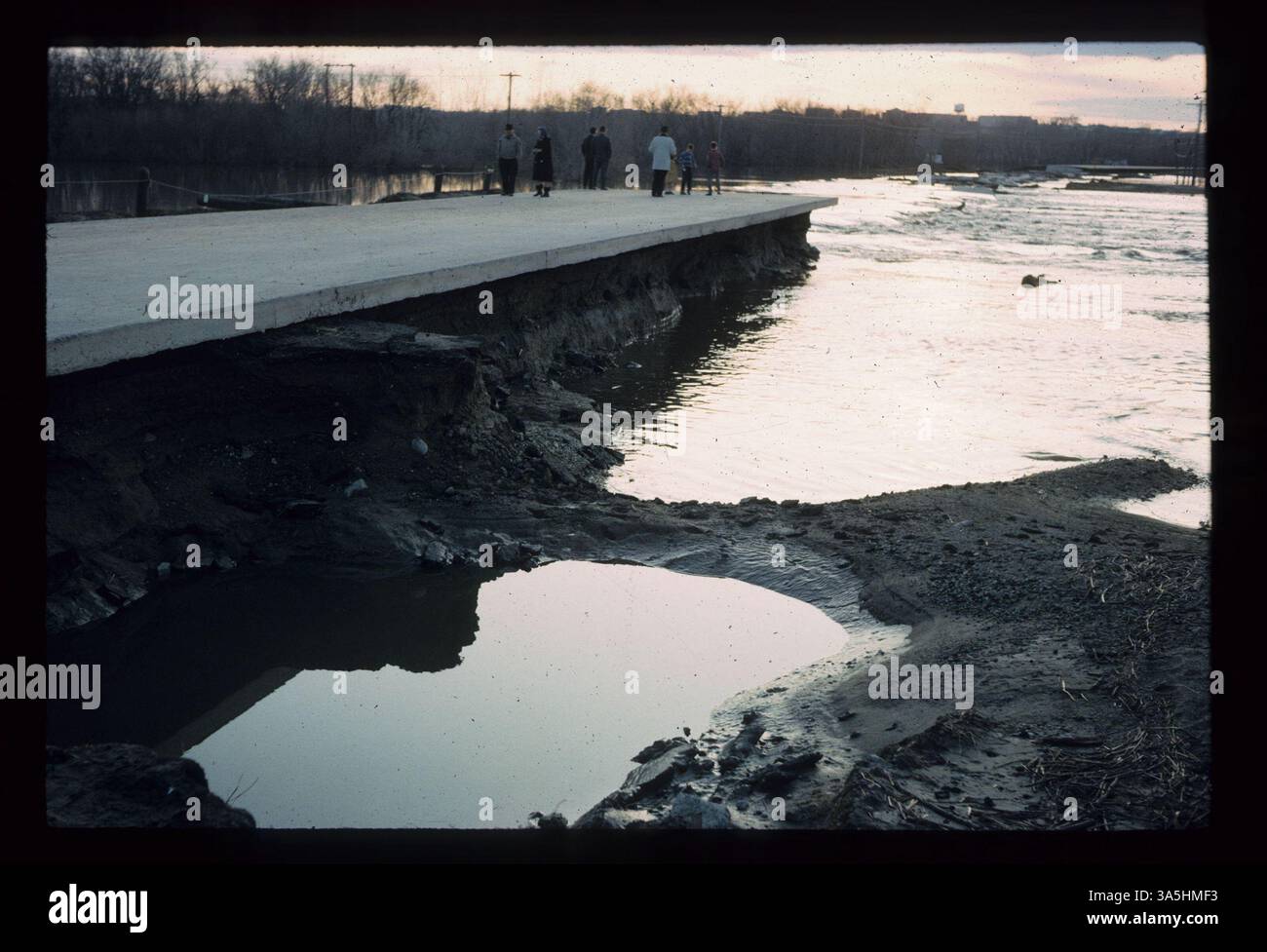 During the 1965 flood, the Minnesota River severely affected Highway 99 ...