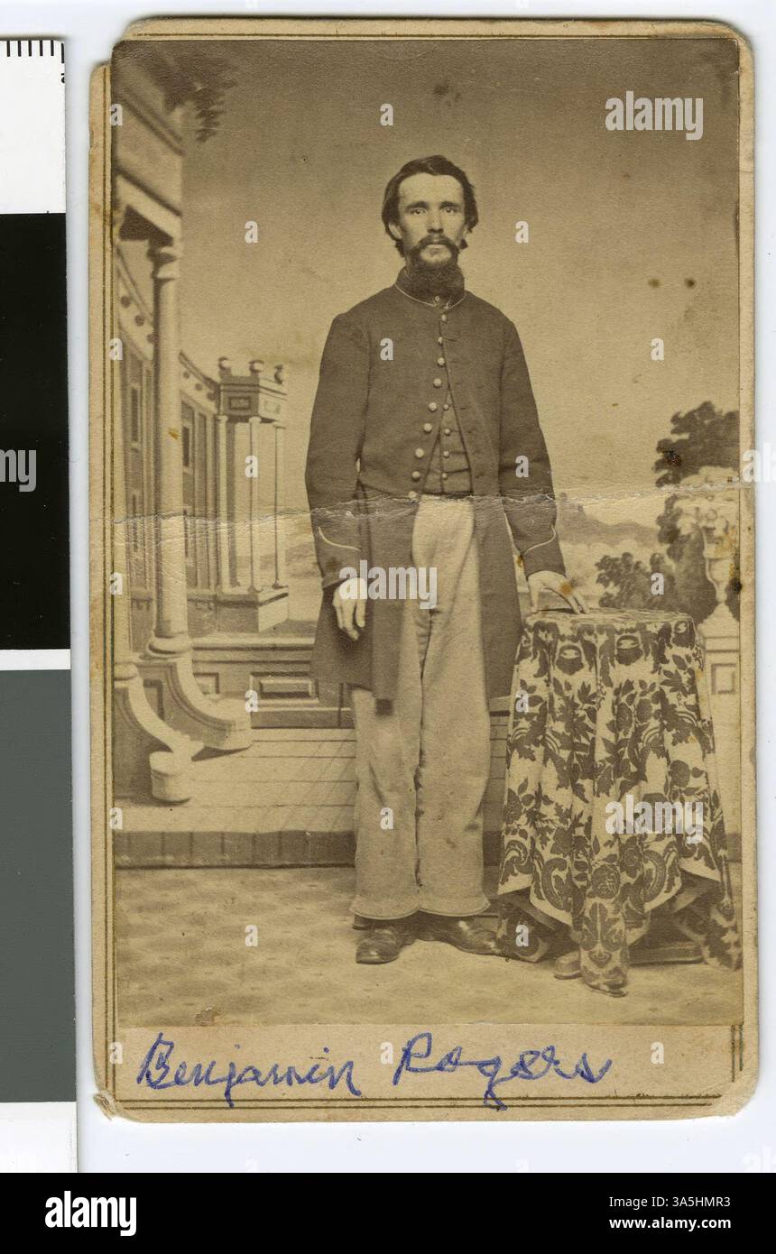 This photograph shows Benjamin Rogers, a Civil War veteran from St ...