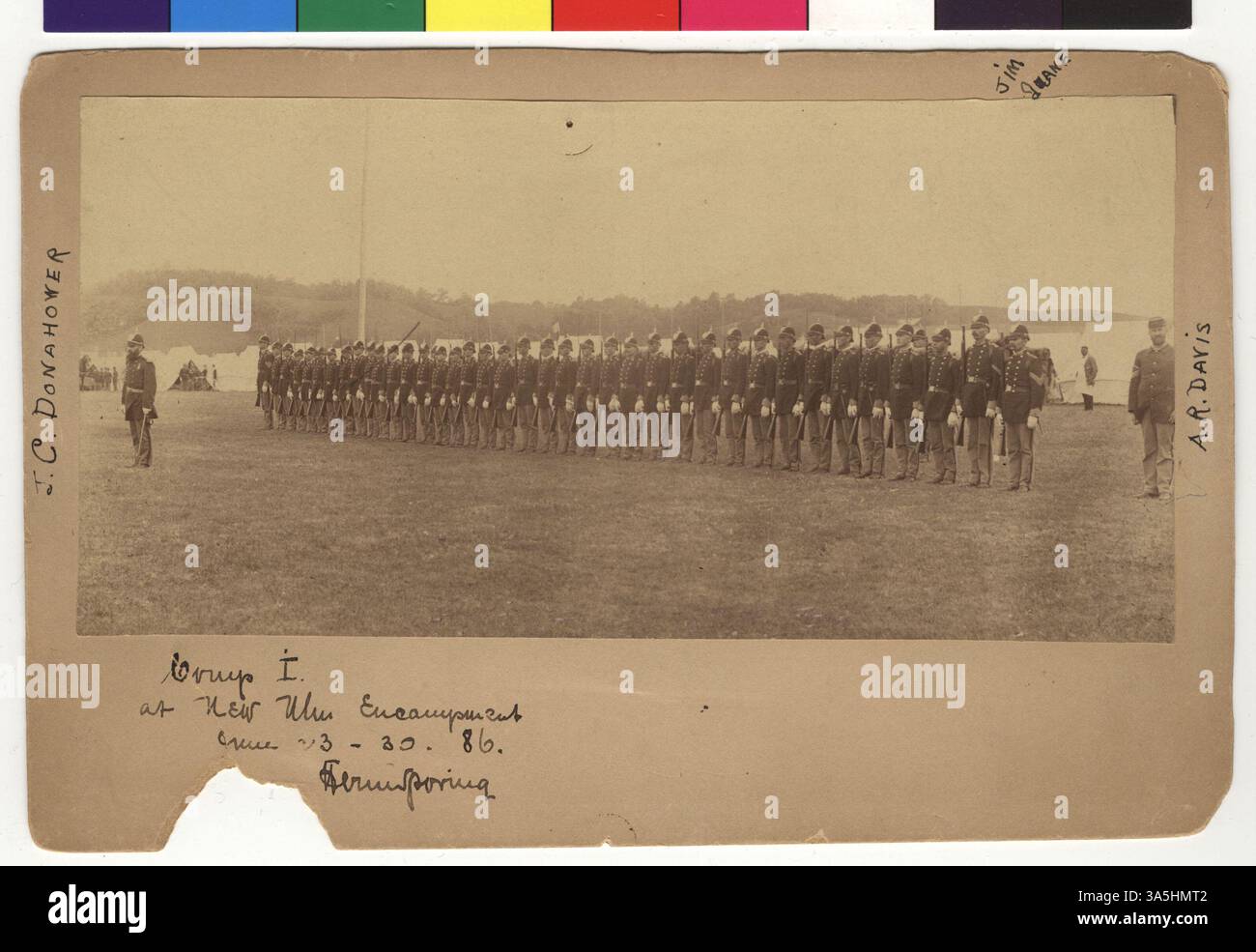 This photograph shows Company I of the 2nd Infantry Regiment of the ...