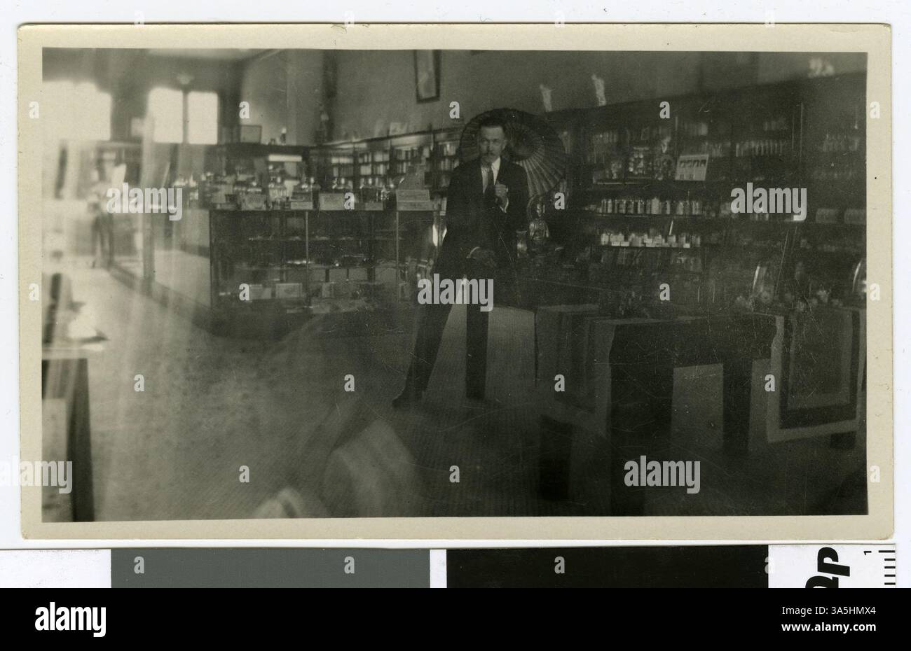 The image shows the interior of Lindberg Hardware Store at 119 West ...