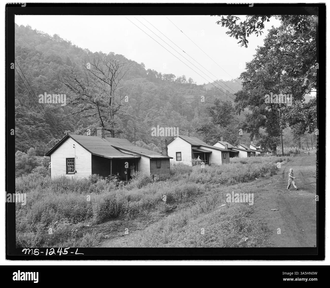 Typical housing for workers at the Kingston Pocahontas Coal Company's ...