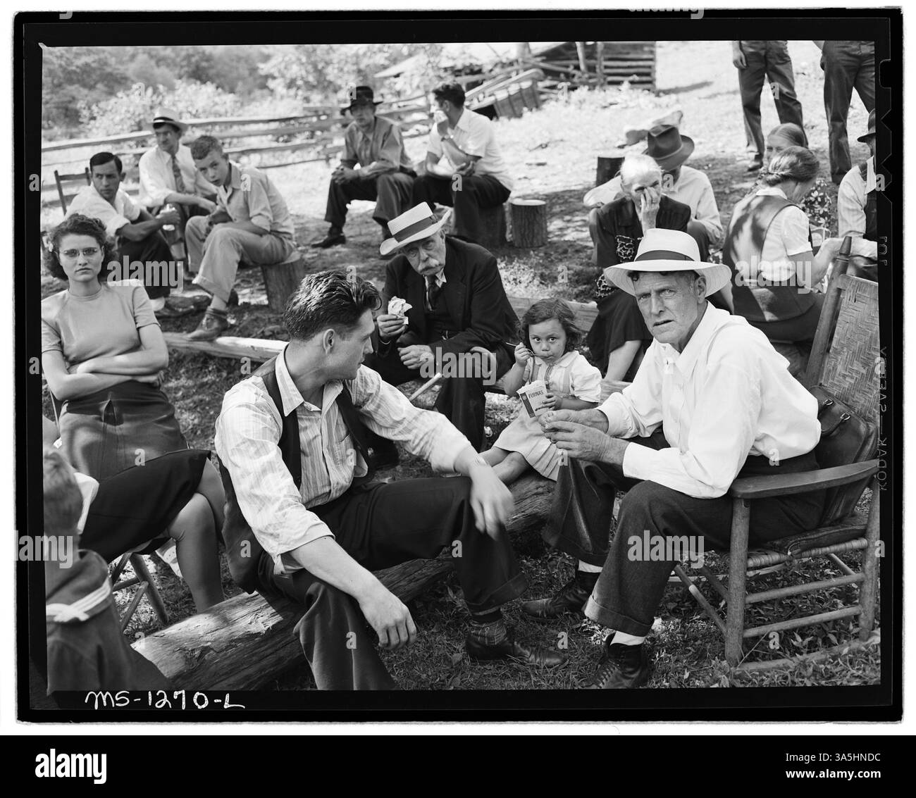 The annual reunion of the England family in Hensley Hollow, McDowell ...