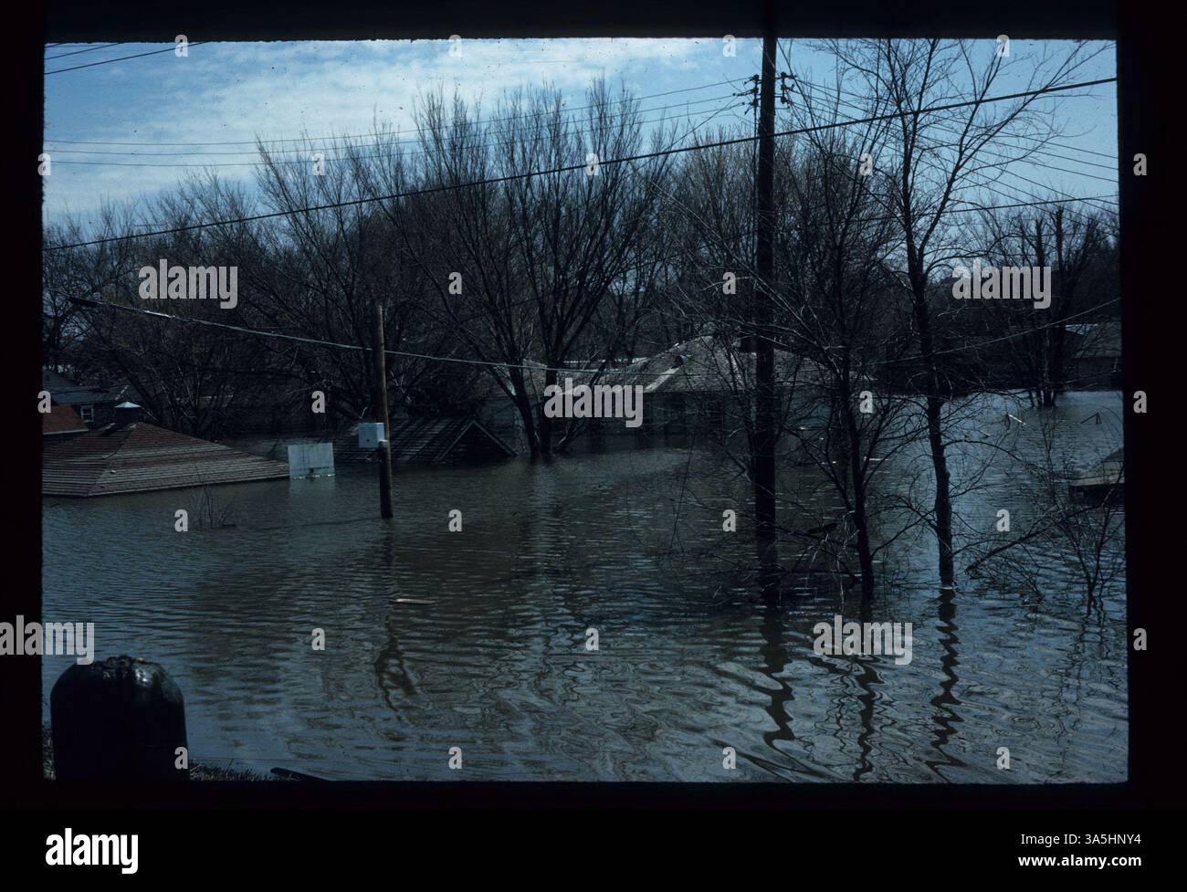 This image shows the effects of the 1965 flooding of the Minnesota ...