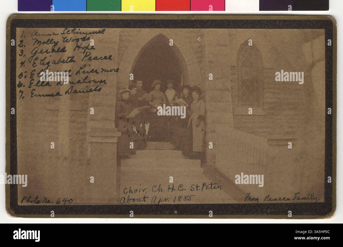 This image shows members of the Church of the Holy Communion Choir in St. Peter, Minnesota. The ...