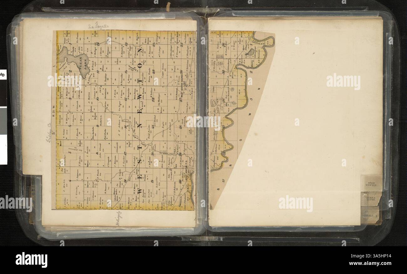 This 1885 map of nicollet county hi-res stock photography and images ...