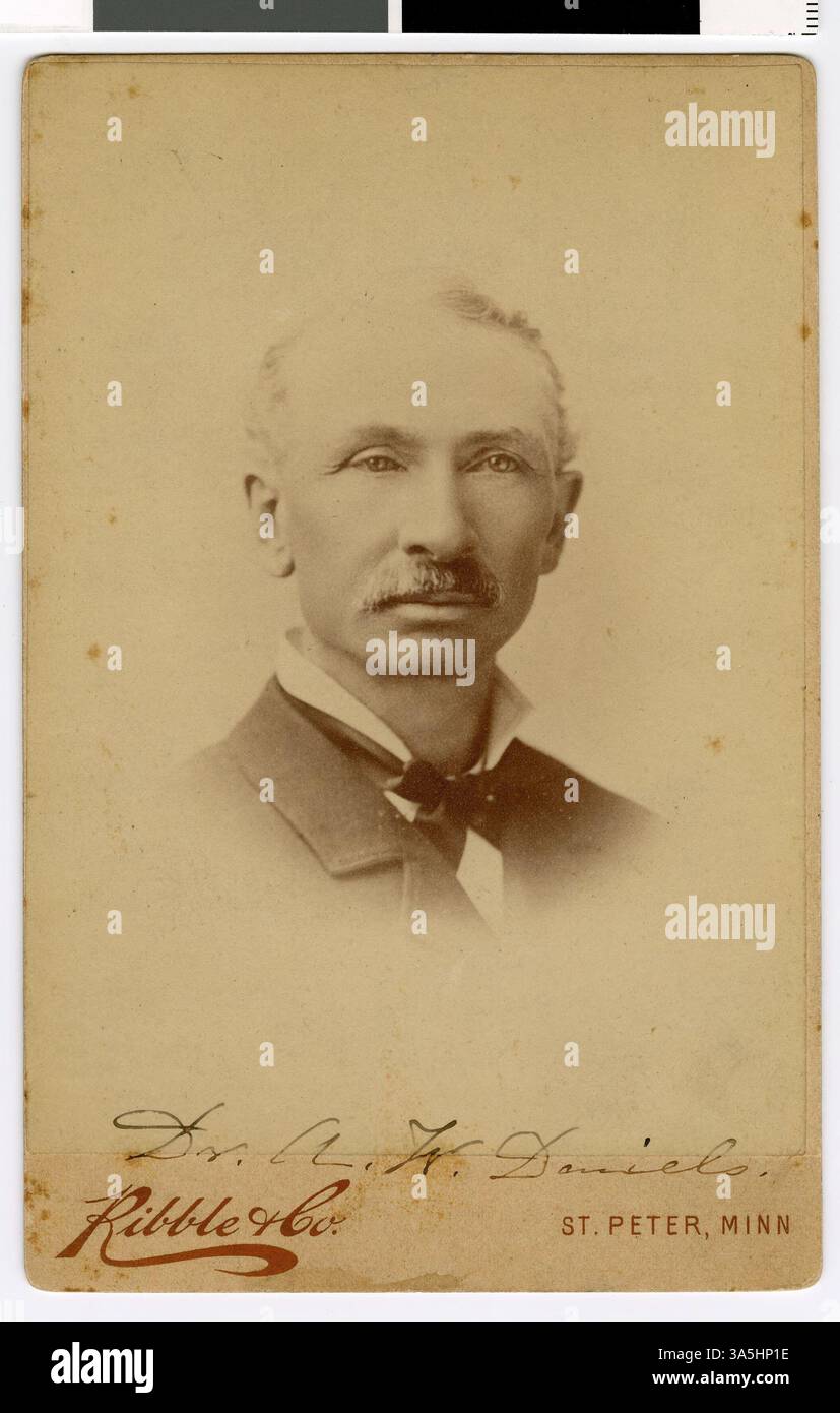 This photograph shows Dr. Asa W. Daniels, a well-known physician in St ...