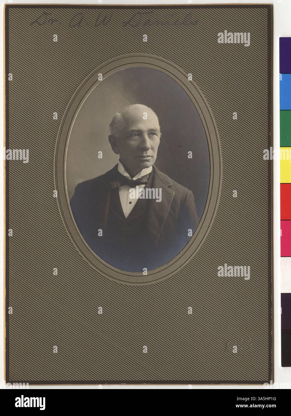 This photograph depicts Dr. Asa W. Daniels, a well-known physician in ...