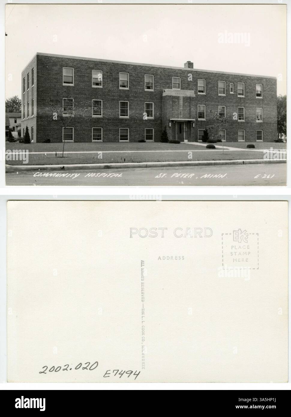 The St. Peter Community Hospital opened in 1939 at 102 South Washington ...