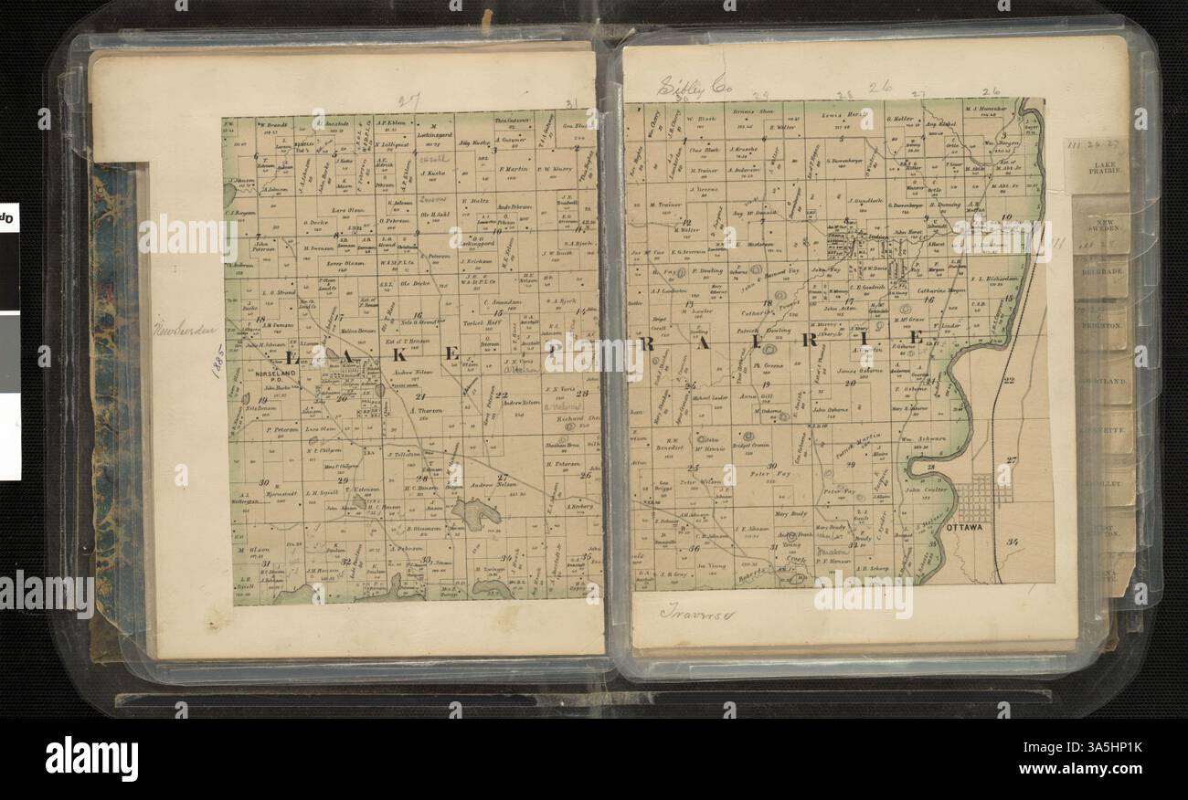 In 1885, Haynes & Woodard published this detailed map of Nicollet ...