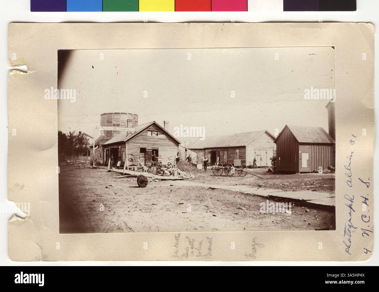 The James Nutter blacksmith shop, located on South Front Street in St ...