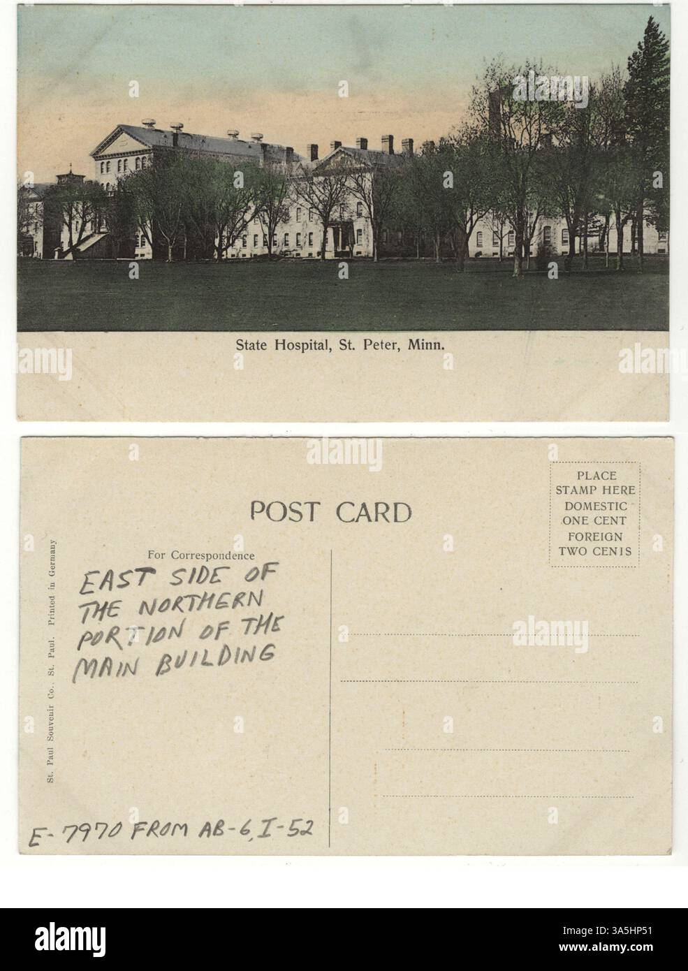 This image shows the st peter state hospital hi-res stock photography ...