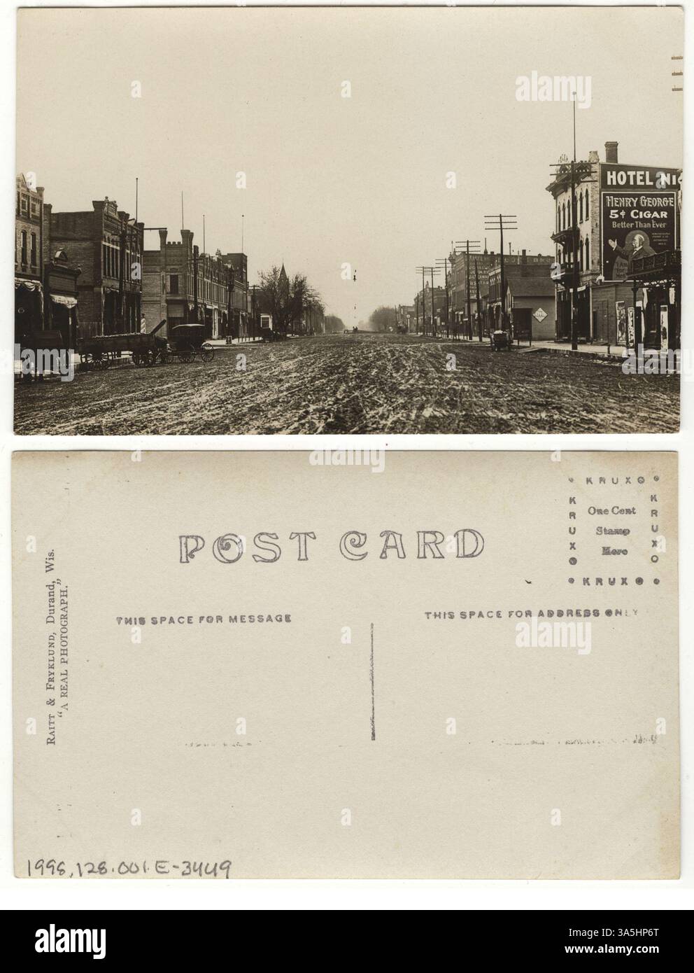 This postcard view shows a southern perspective of Minnesota Avenue in ...