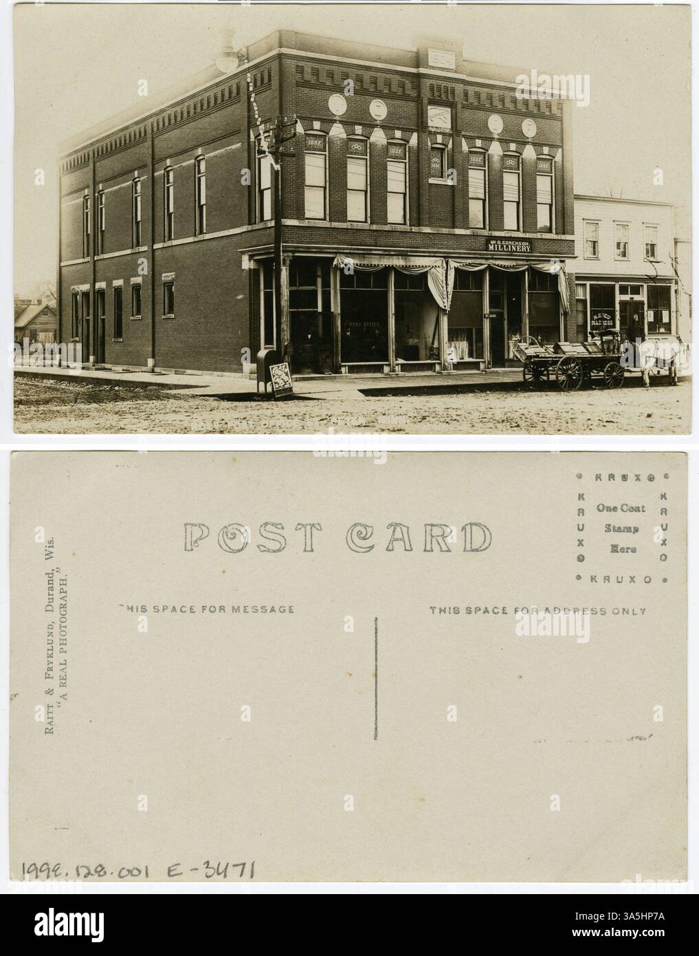 This photograph shows buildings at the southeast corner of south hi-res ...