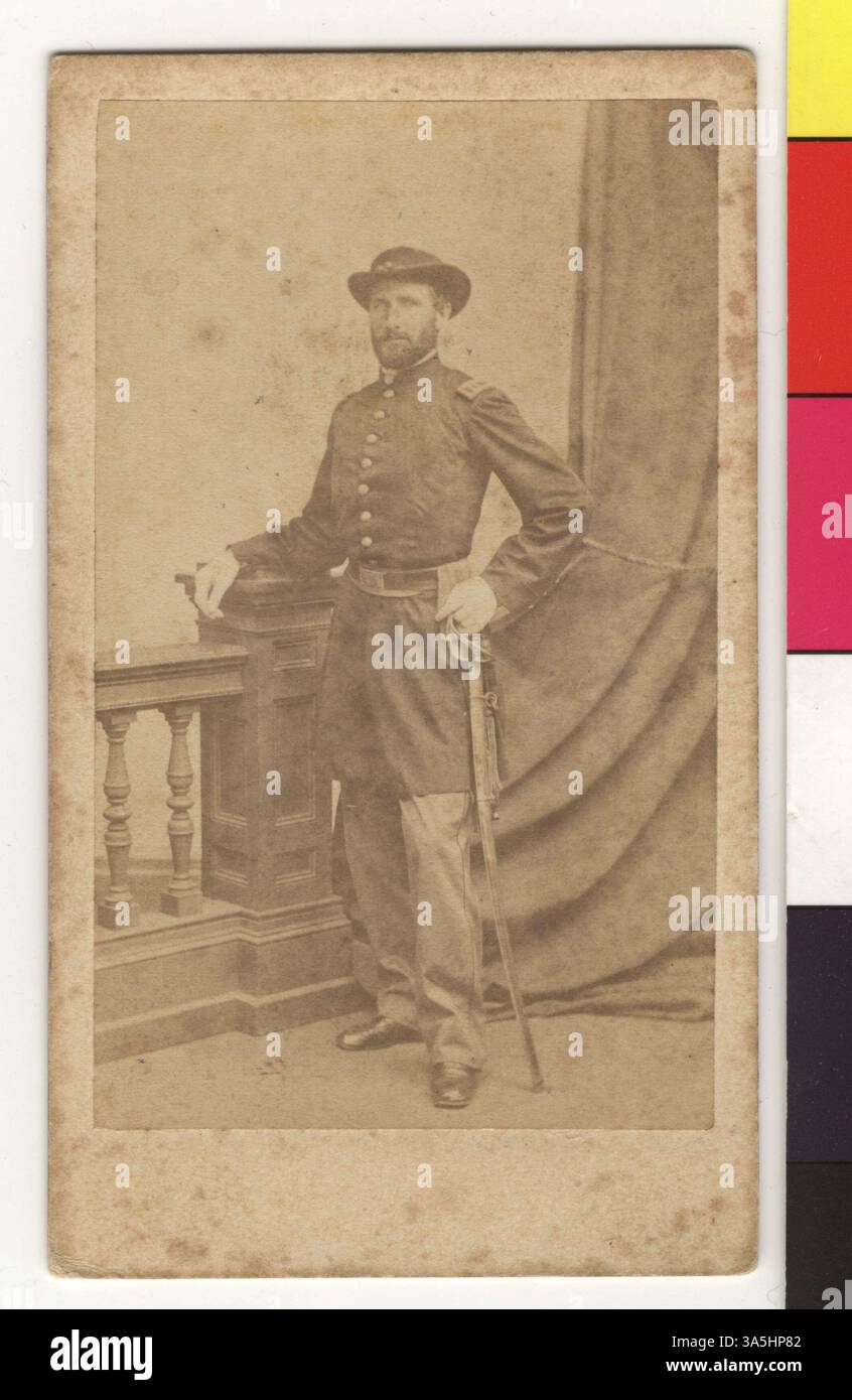 This photograph shows Captain James Magner, a Civil War veteran from ...