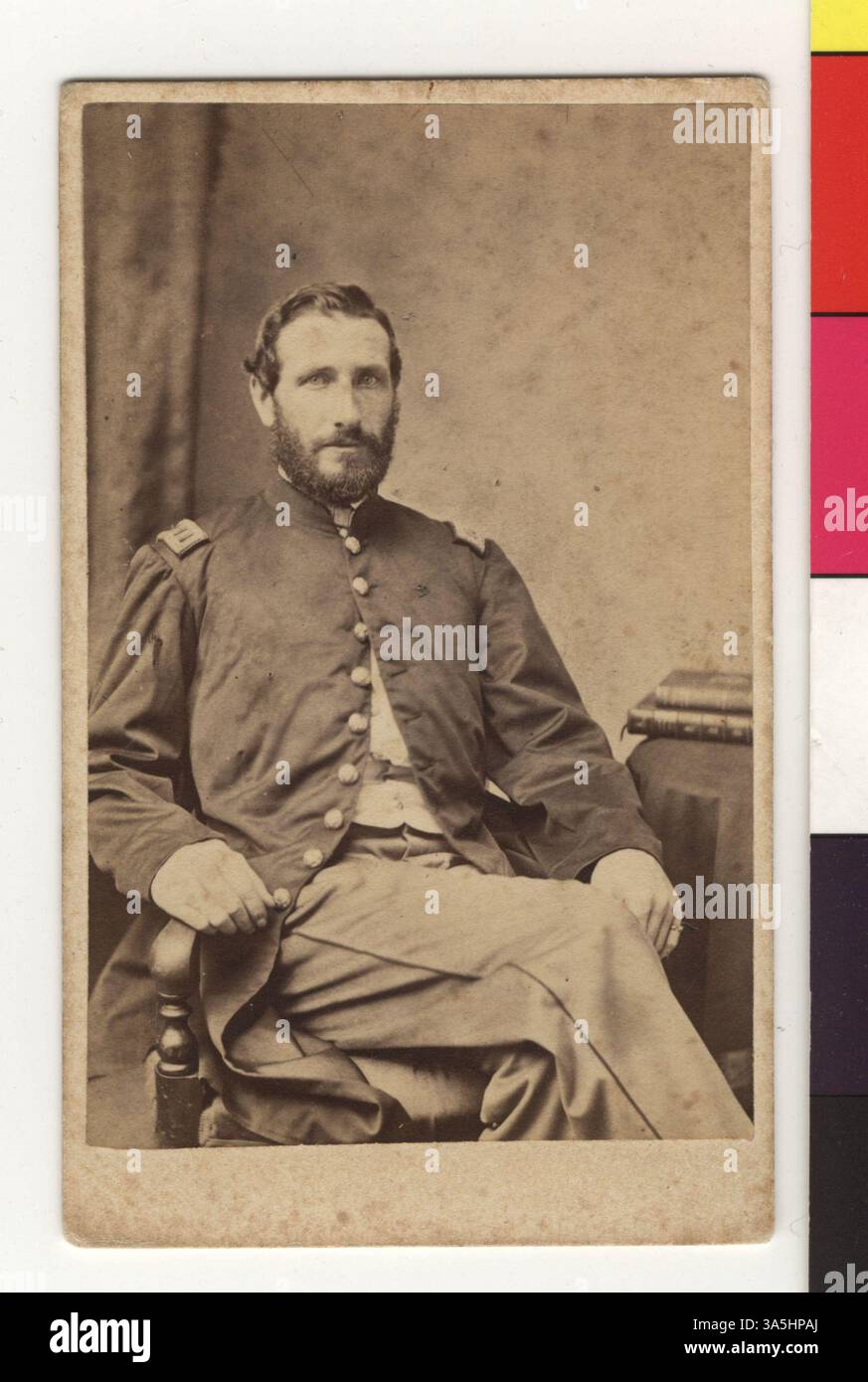 This photograph shows James Magner, a Civil War captain from Nicollet ...