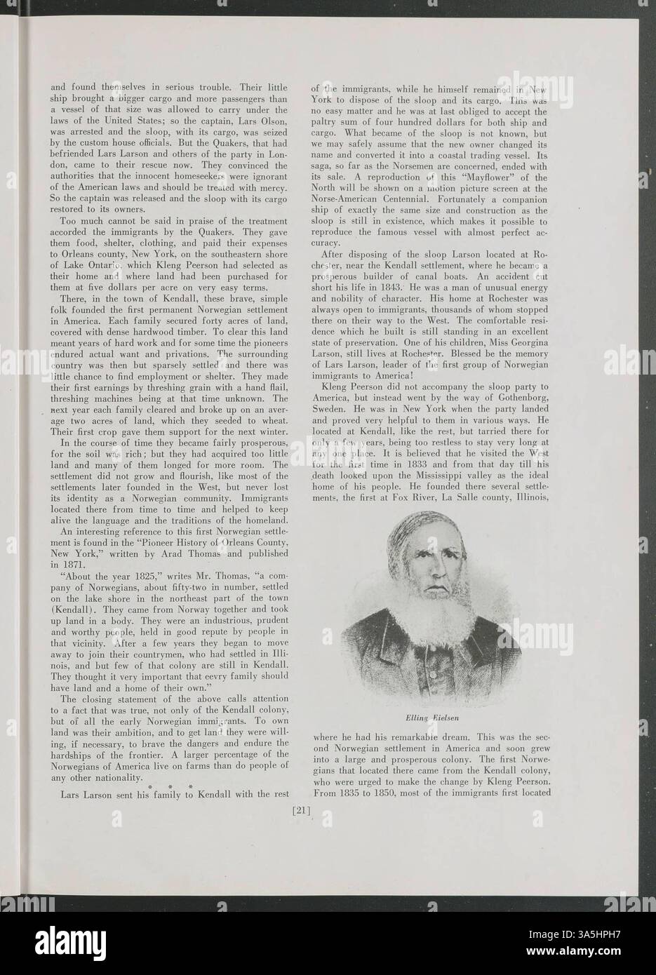 The booklet celebrates the 1825 arrival of Norwegian immigrants in New ...