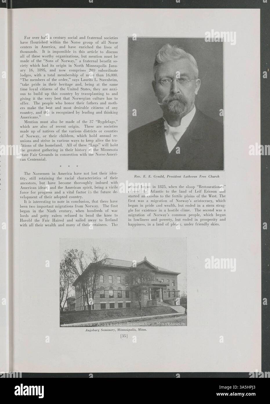 The Norse-American Centennial souvenir booklet, released by the ...