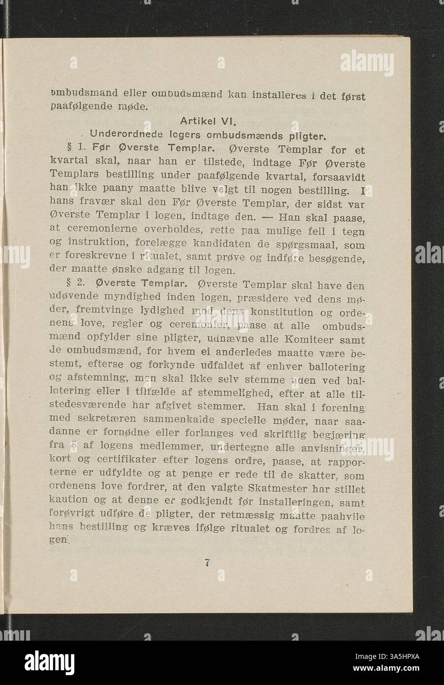 This pamphlet features the constitution of the International Order of ...