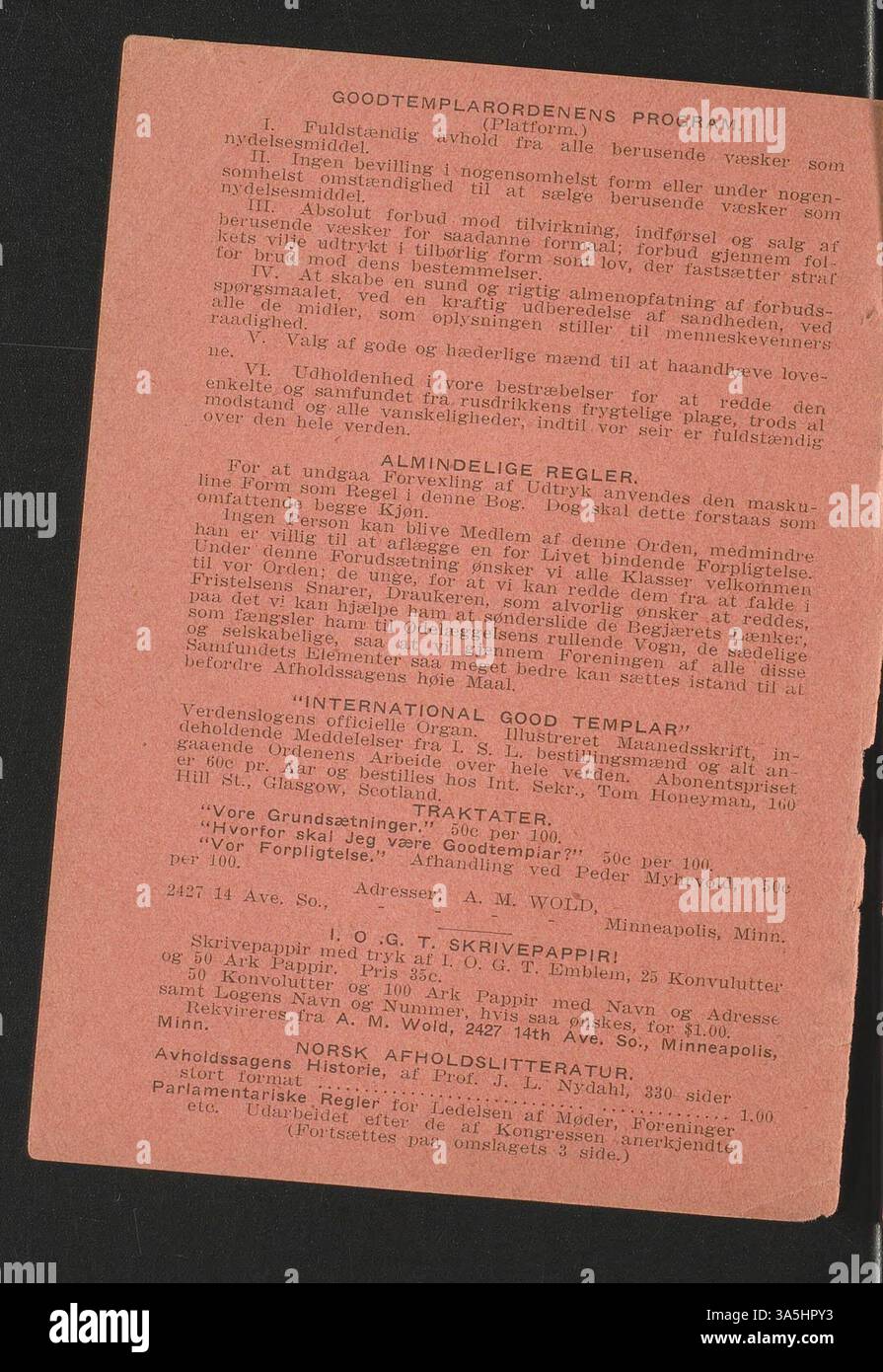 The constitution of the international order of good templars hi-res ...