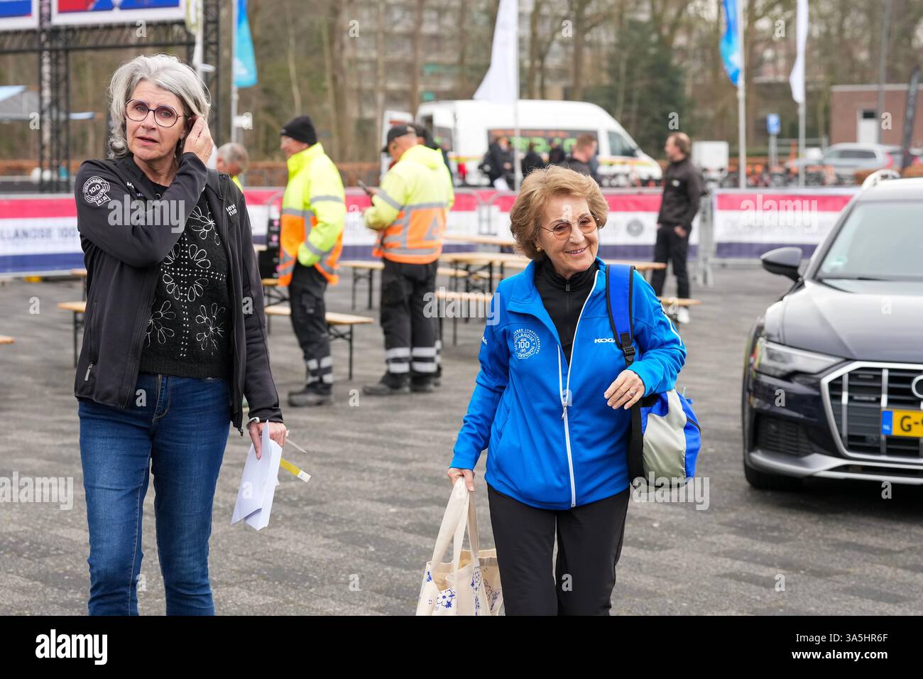 HEERENVEEN, NETHERLANDS - MARCH 23: Marie Jose Helle, Prinses Margriet ...