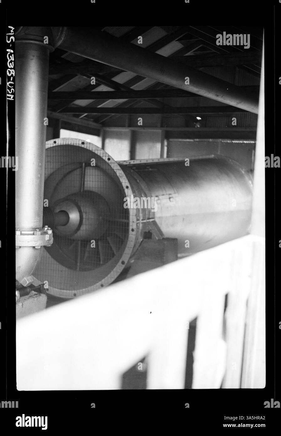 An air blower at Citizens Coal Company's East Mine in Breese, Illinois ...