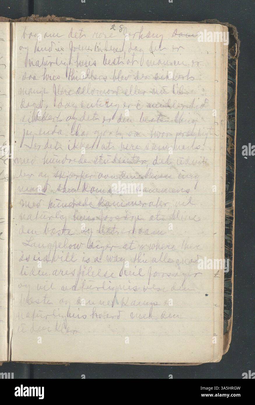 Ole E. Rølvaag's 1896 diary recounts his departure from Donna, Norway ...