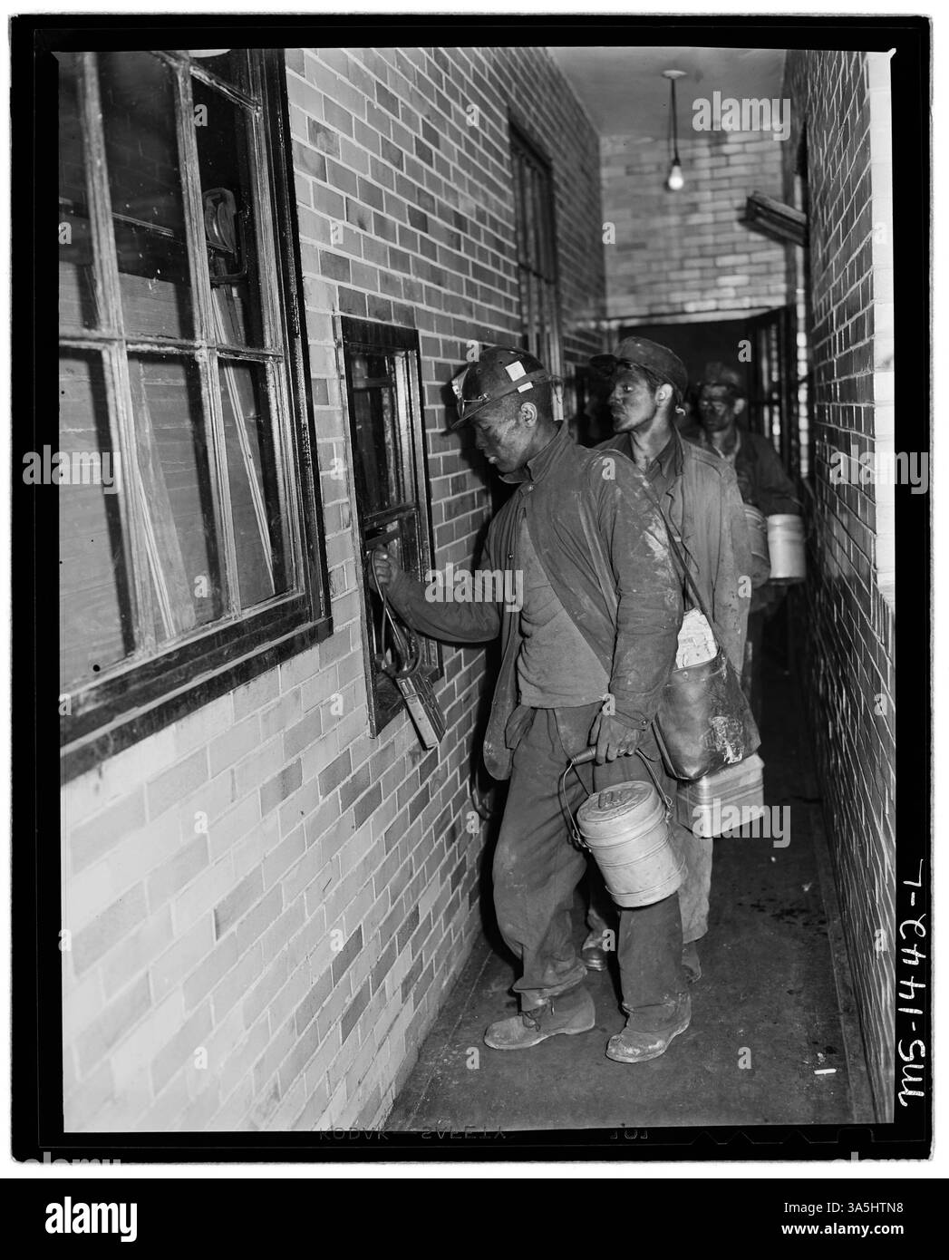 Miners at U.S. Coal and Coke Company’s Gary Mines in McDowell County ...