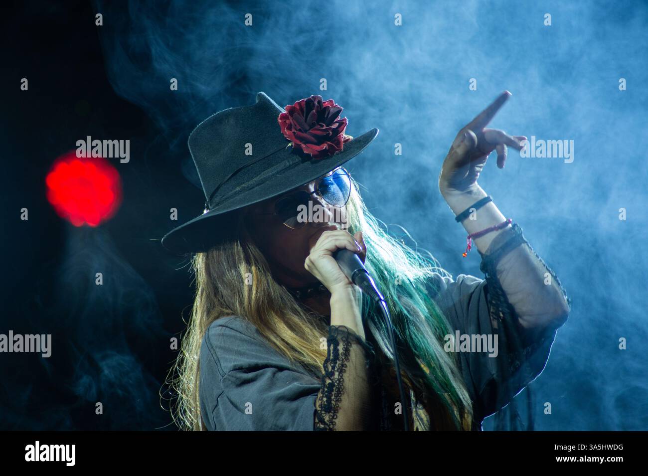 Maricela Rodriguez Morales, known as 'Maria Barracuda', performs on ...