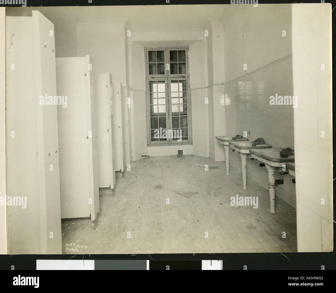 The lavatory at the Central Library in Saint Paul, Minnesota, showing ...