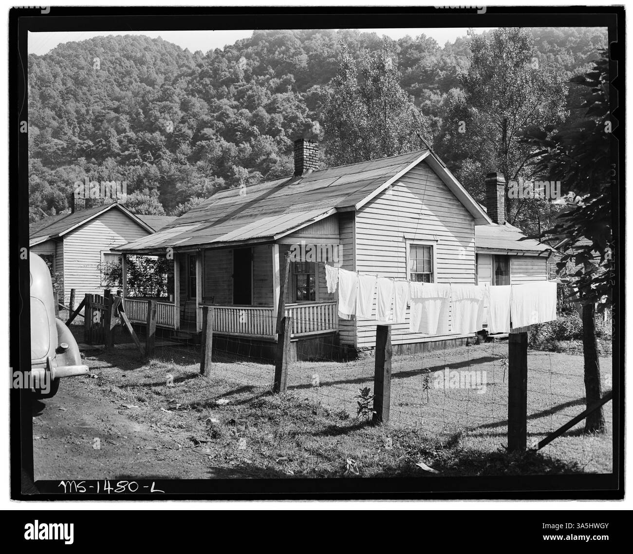 The exterior of the home where Luther Walker, his wife, and baby live ...
