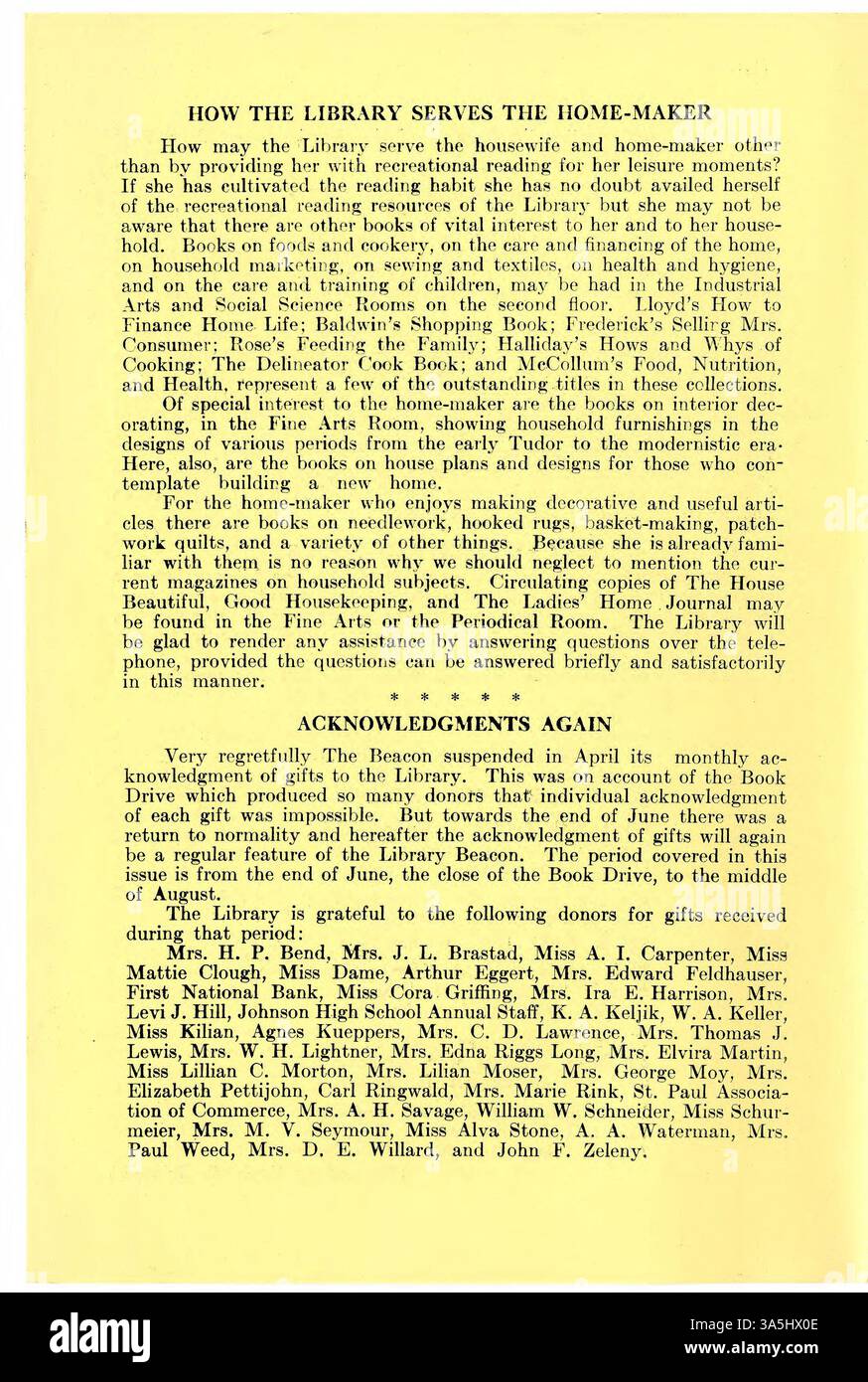 The September 1930 issue of The Library Beacon features the busy ...