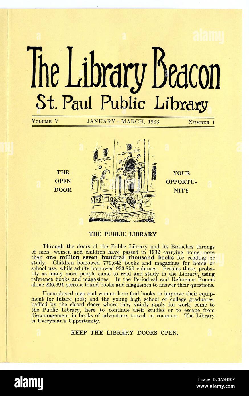 The january march 1933 issue of the library beacon highlights th hi-res ...