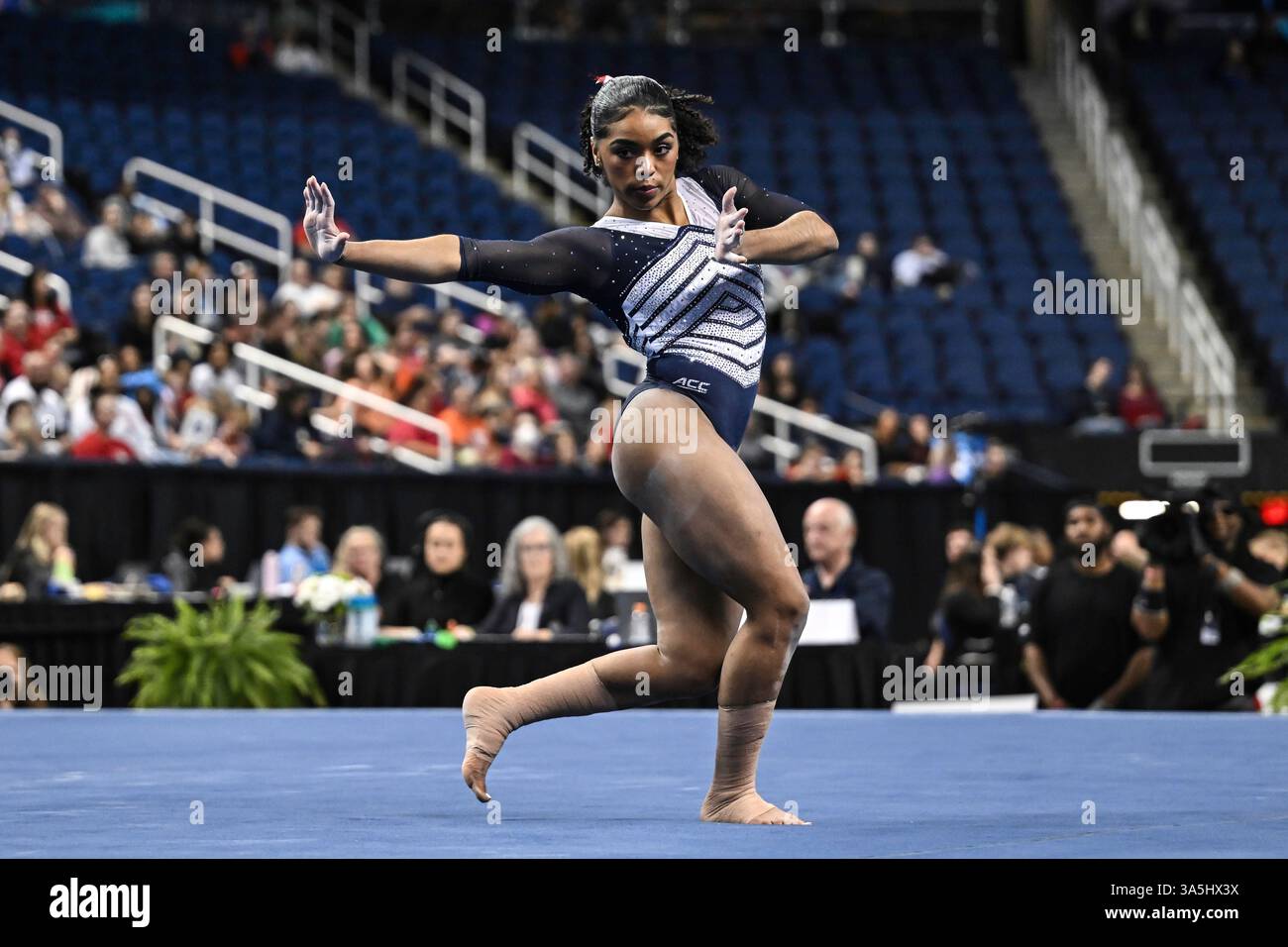 March 22, 2025, Greensboro, North Carolina, US: EMJAE FRAZIER competes ...
