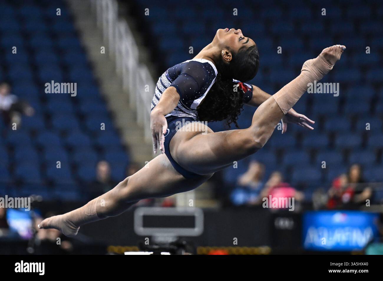 March 22, 2025, Greensboro, North Carolina, US: EMJAE FRAZIER competes ...