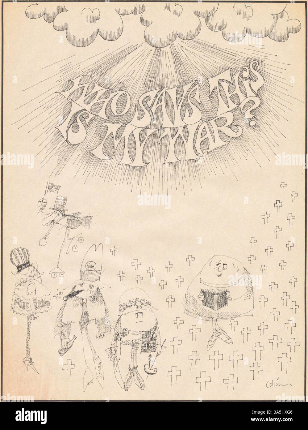 A political cartoon by Ray Collins, published in the Seattle ...