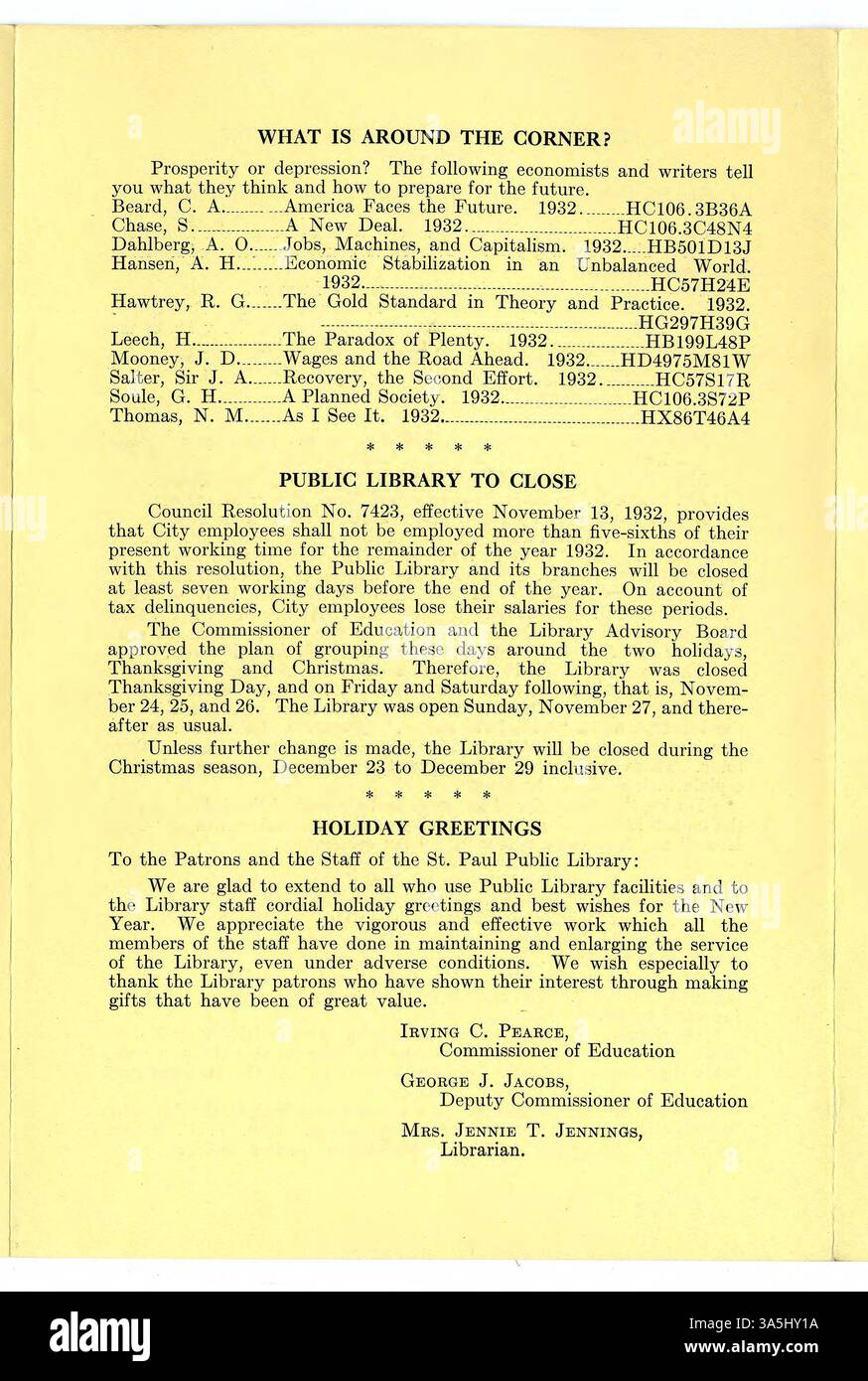 The December 1932 issue of The Library Beacon features the Arlington ...