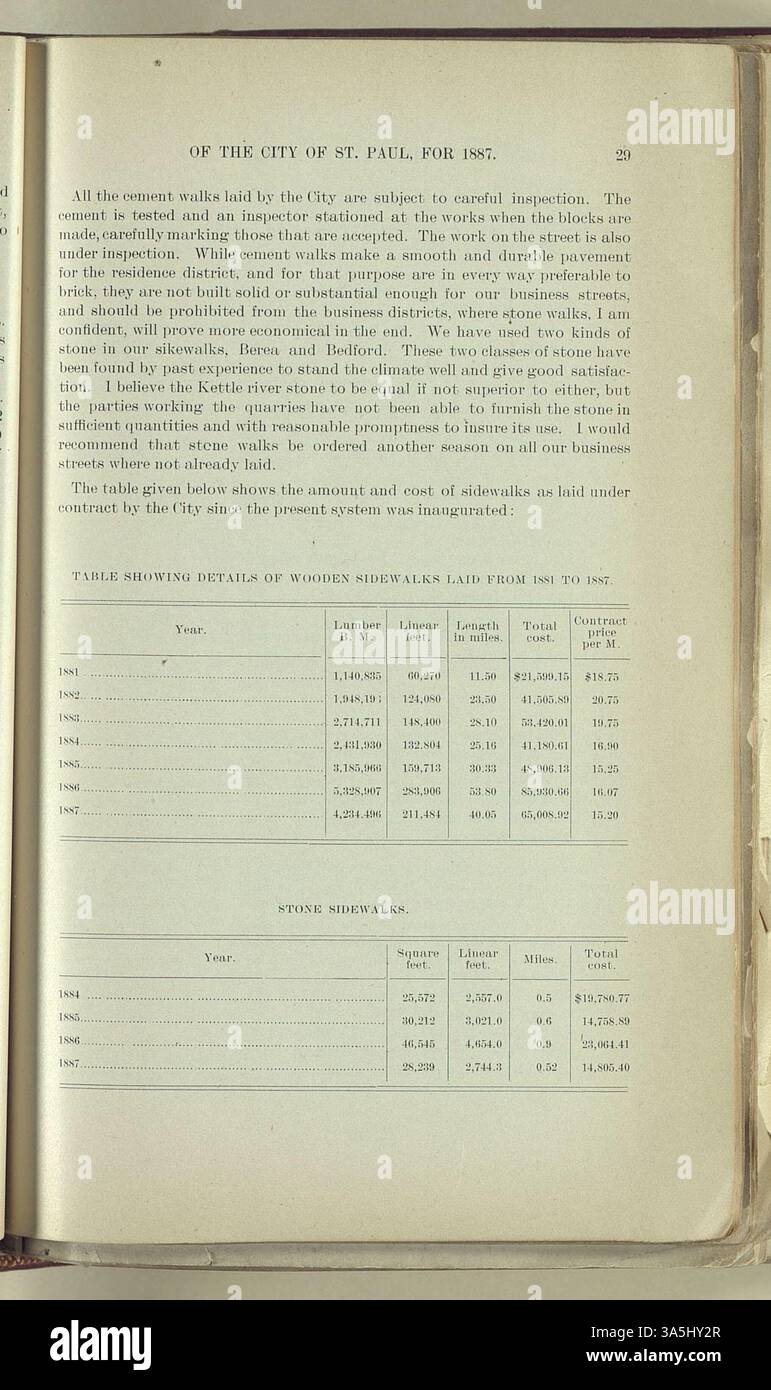 The 1887 report provides insights into the development of ...