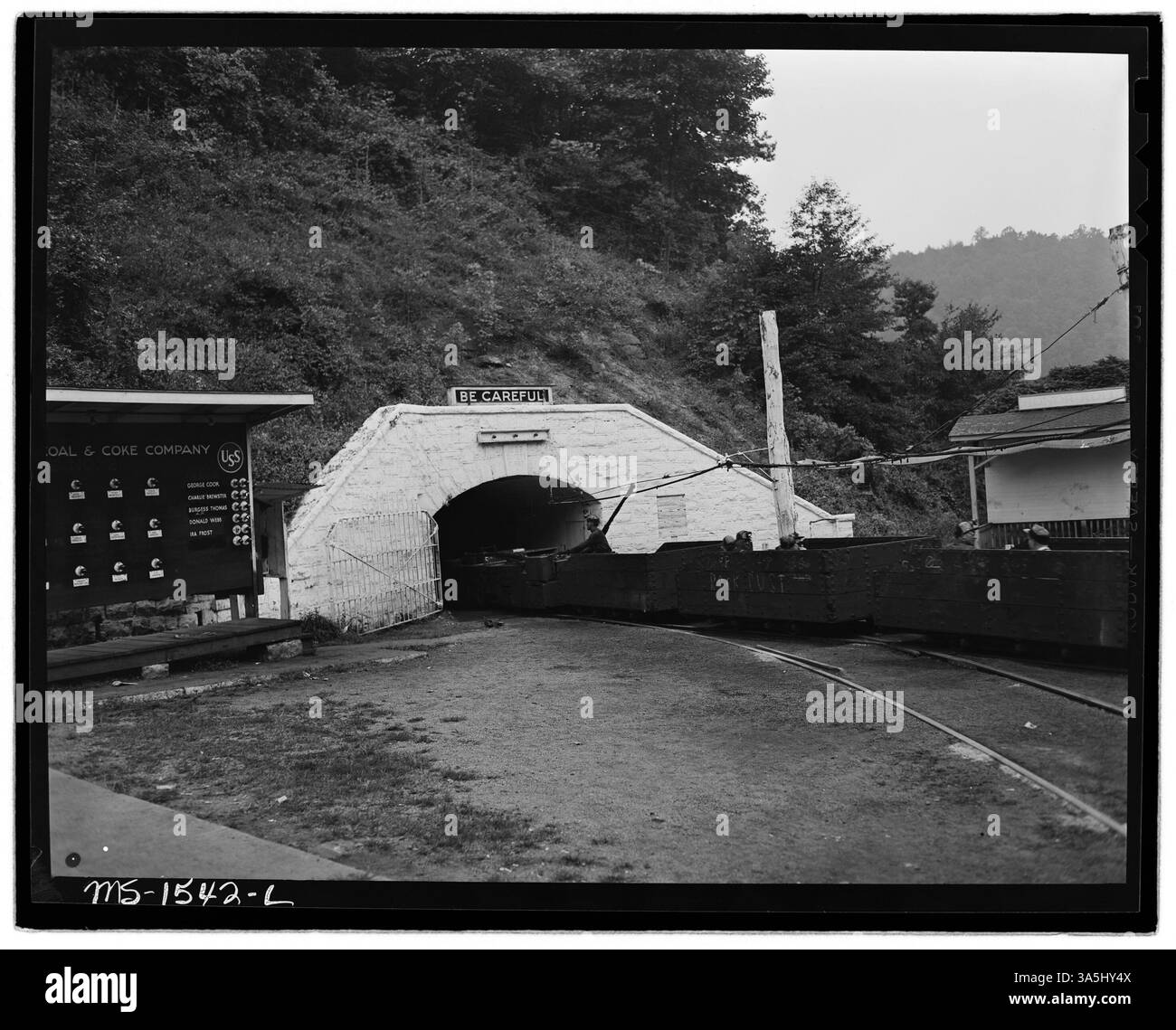 A mantrip entering the U.S. Coal and Coke Company’s Gary Mines in ...