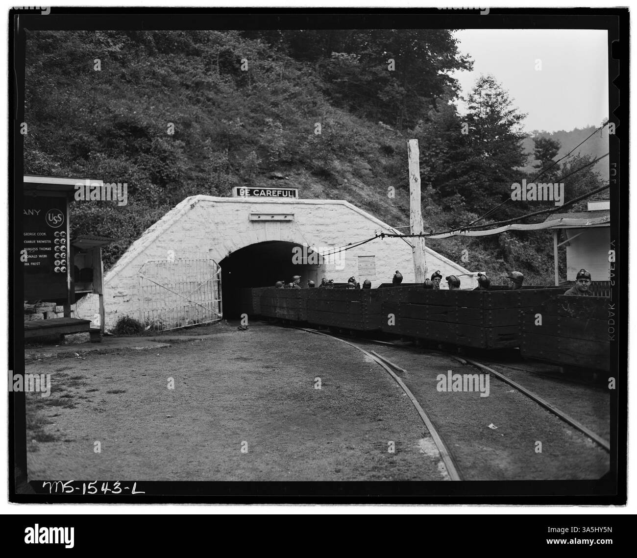 A mantrip vehicle heads into the U.S. Coal and Coke Company’s Gary ...