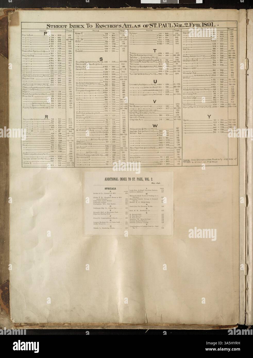 This atlas contains maps of St. Paul, including neighborhoods such as ...